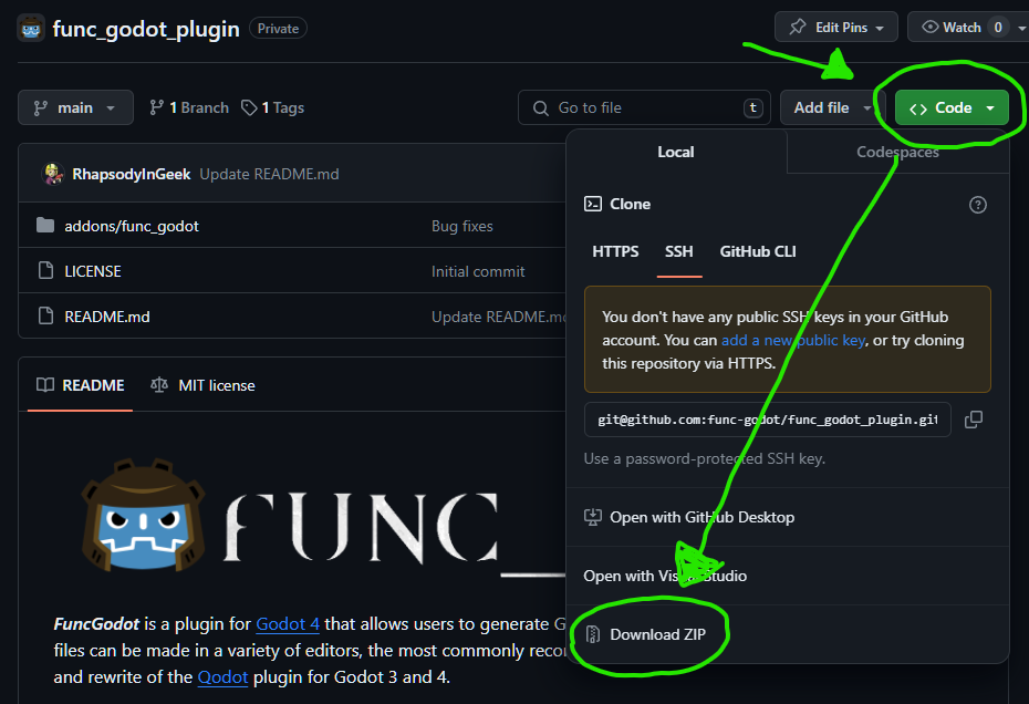 Installing FuncGodot